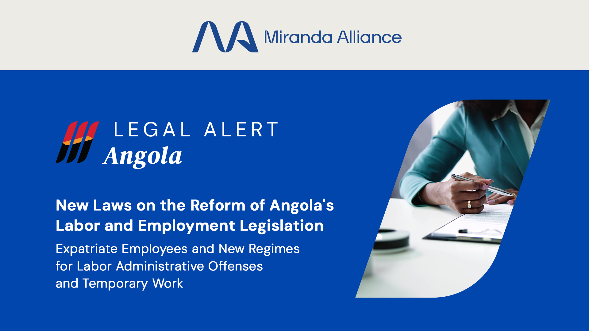 New Laws on the Reform of Angola's Labor and Employment Legislation ...
